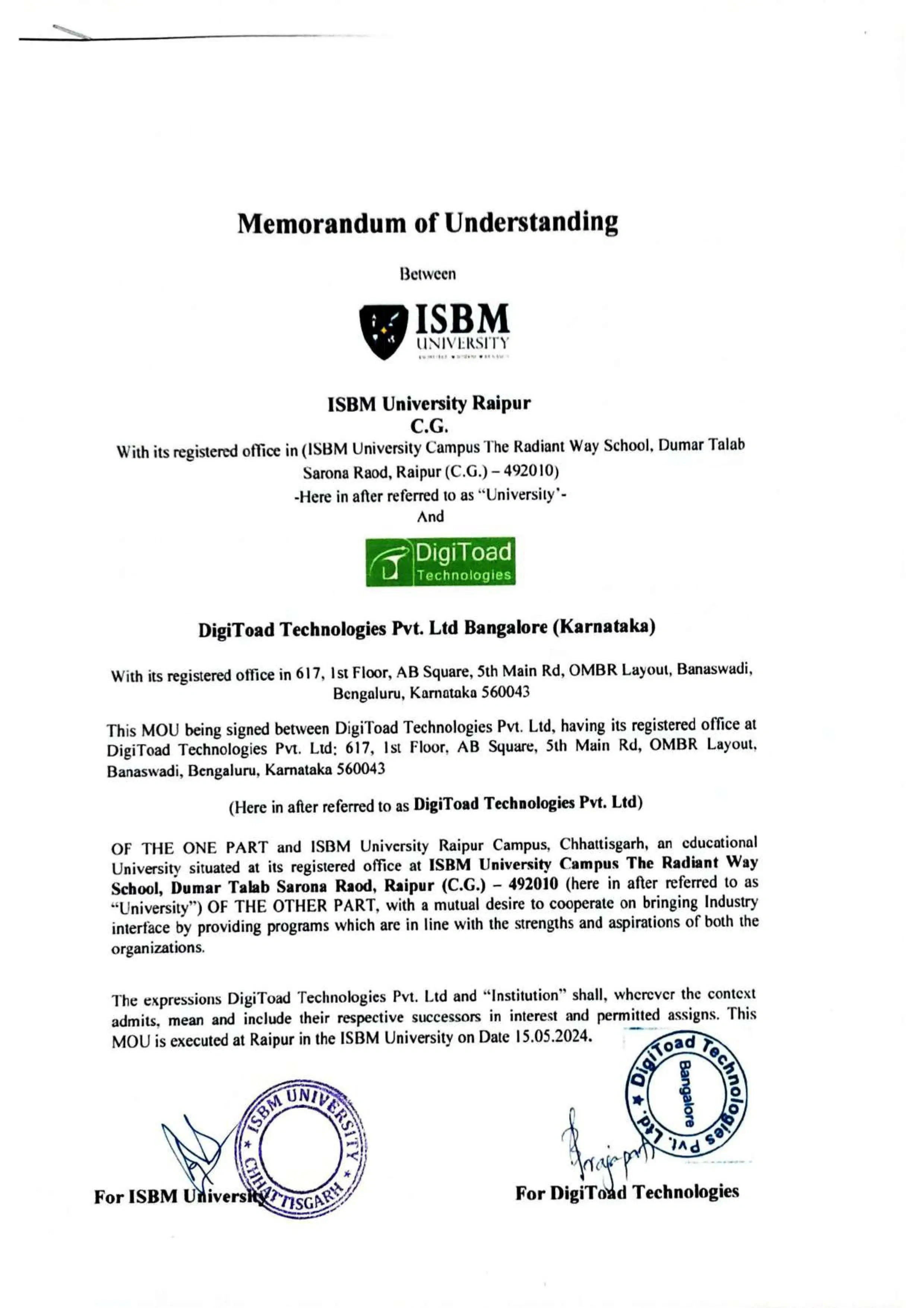 ISBM University Chhattisgarh | Top University in India