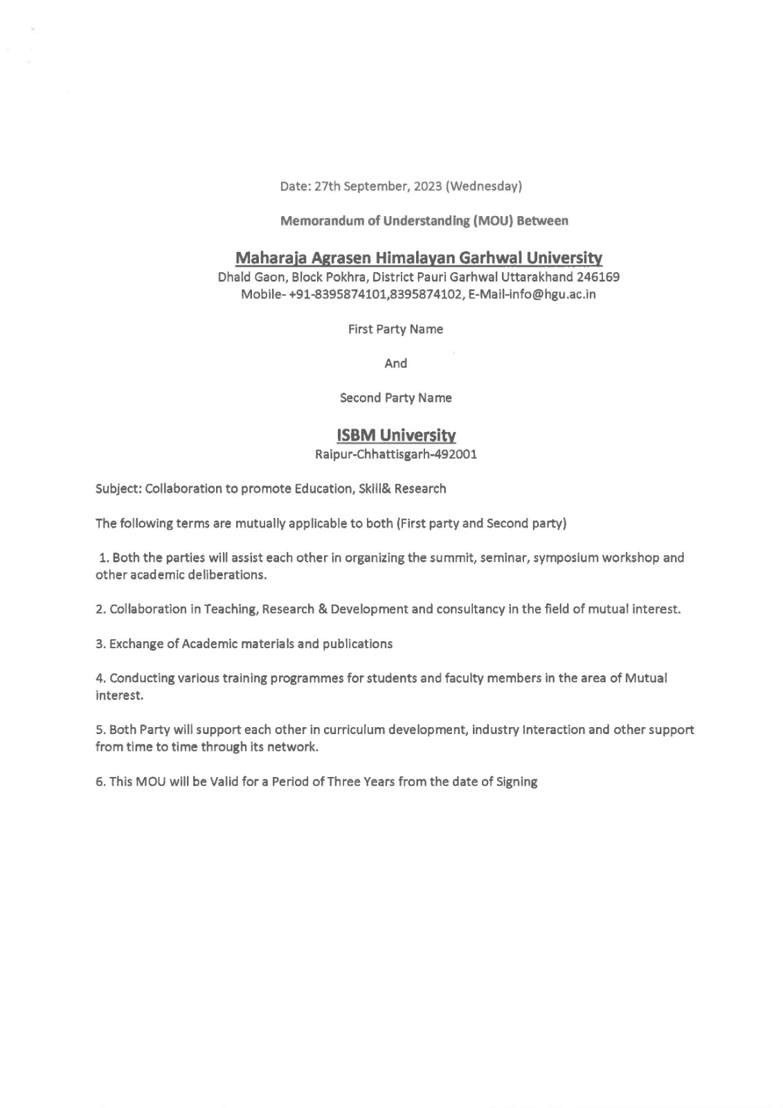 ISBM University Chhattisgarh | Top University in India